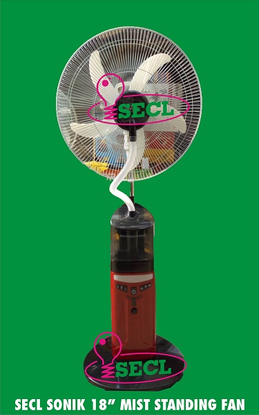 Sonik-18"-Mist-Standing-Fan - Sean Electromec